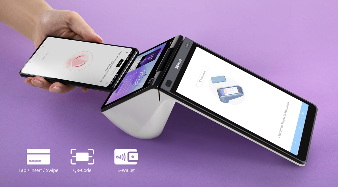 X800 : le séduisant POS System de Newland NPT - Paris Retail Week